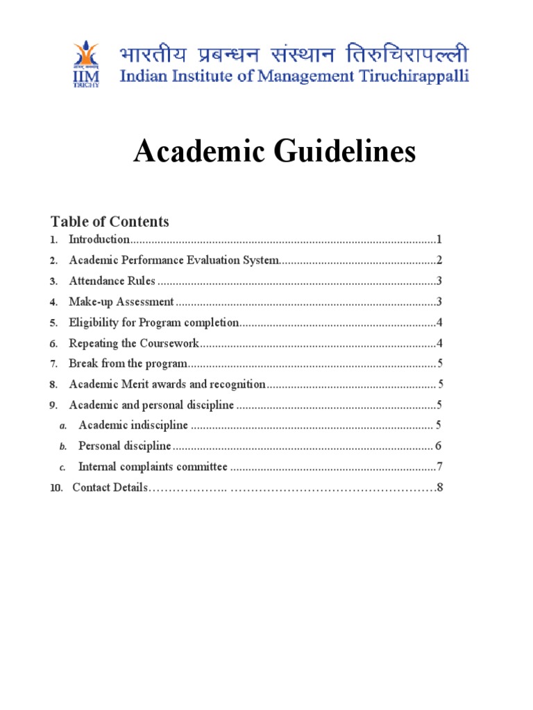 Academic Guidelines Pdf Sexual Harassment Academic Dishonesty