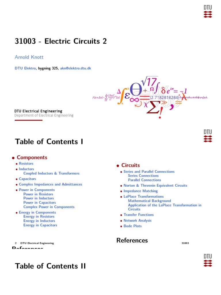 Electric Circuits 2: Arnold Knott | PDF
