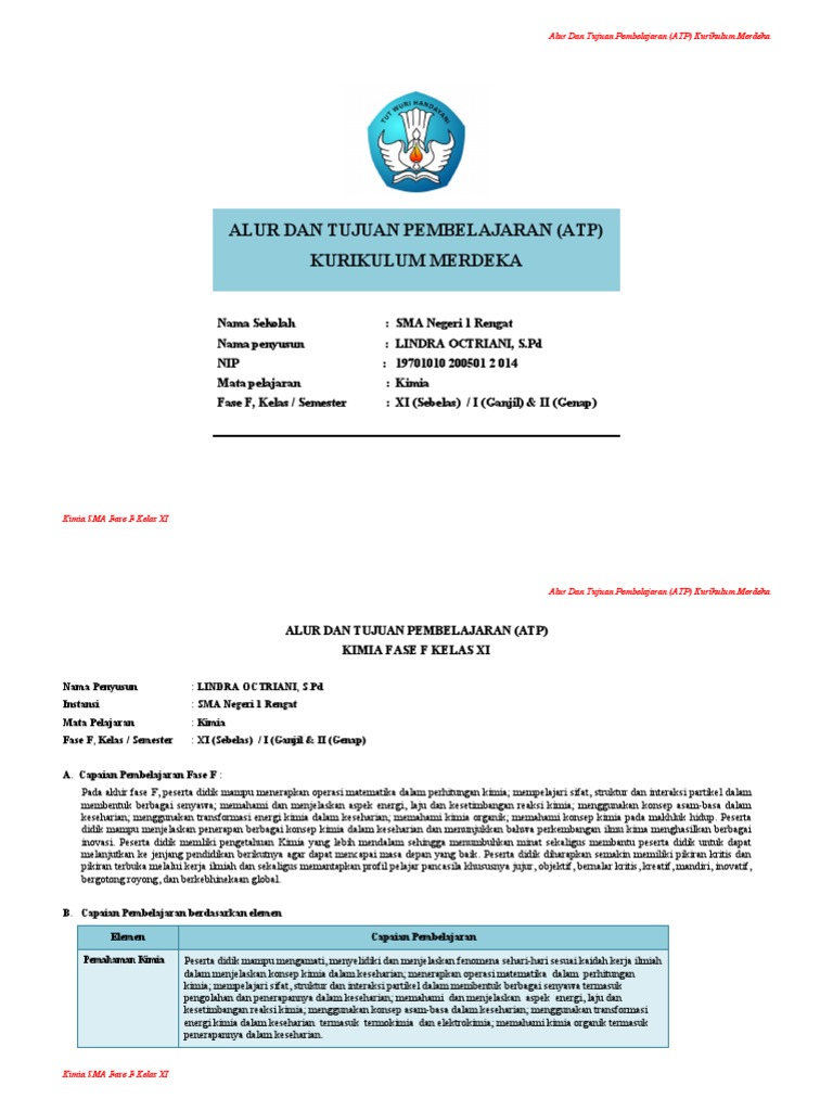 ATP Fase F - IPA (Kimia) | PDF