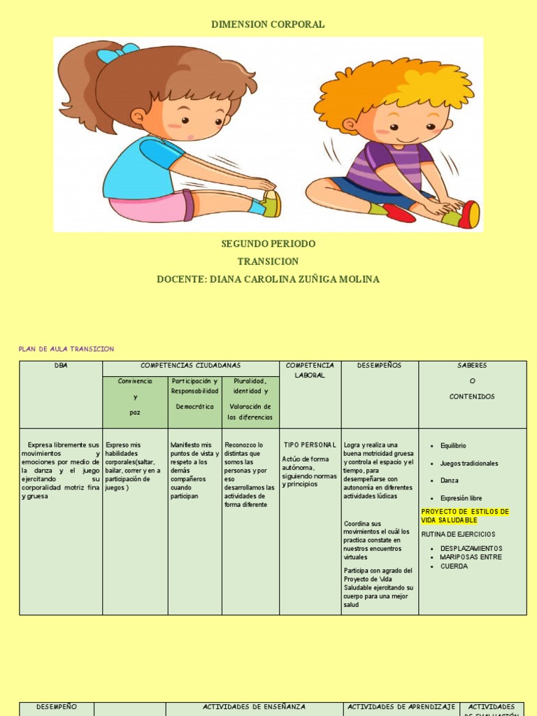2 Periodo - Dimension Corporal 2021 Ok | PDF | Evaluación | Bailes
