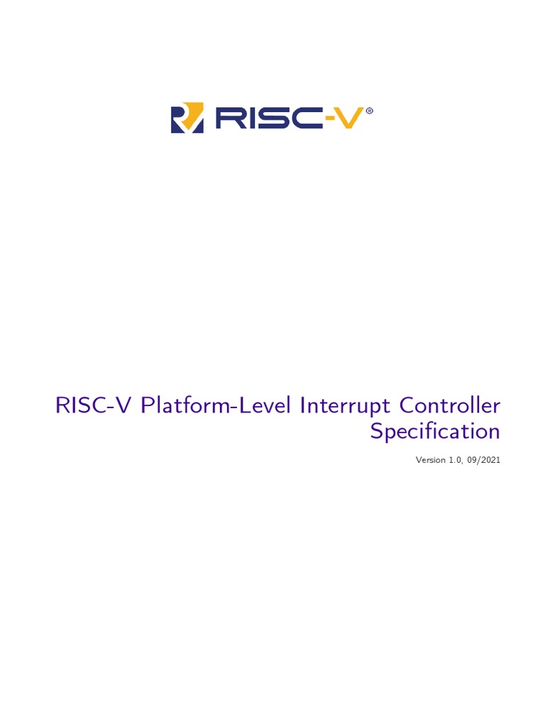 Riscv Plic | PDF | Bit | Computer Science