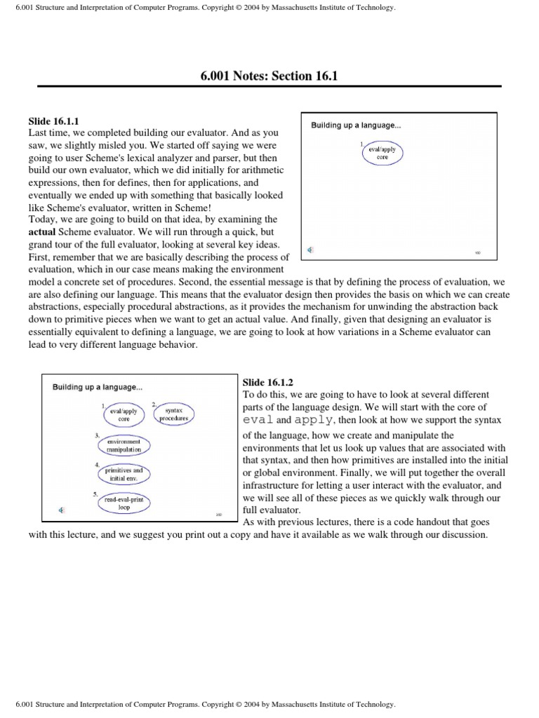 20 The Meta Circular Evaluator Pdf Parameter Computer Programming Scheme Programming 7966