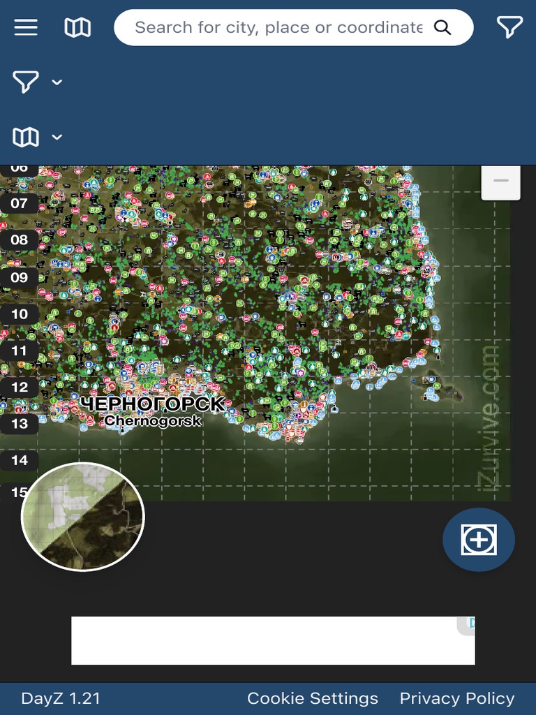 IZurvive DayZ & ARMA Map Chernarus+ Terrain | PDF