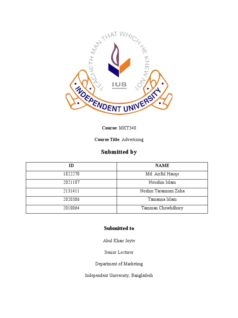 Gillette's Case Study MKT 340 - Group - Dhaka - Guys | PDF | Brand | Advertising