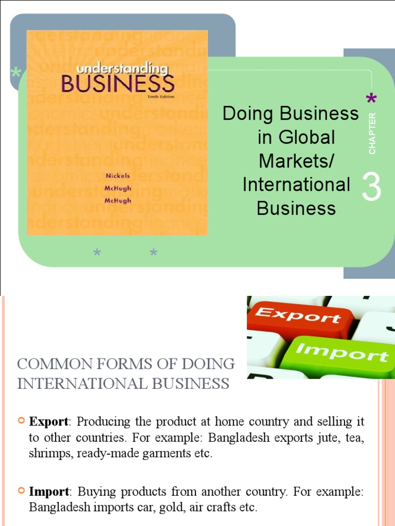 International Business - Doing Business in Global Markets | PDF ...