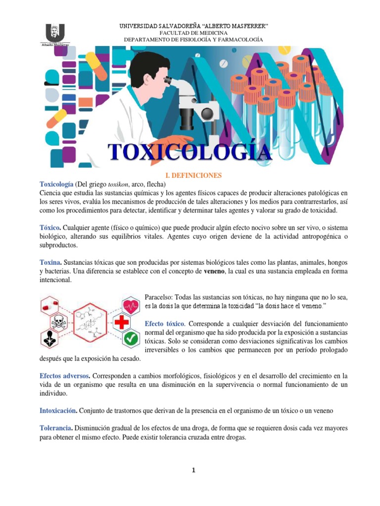 Taller Toxicología | PDF | Toxicología | Biotransformación