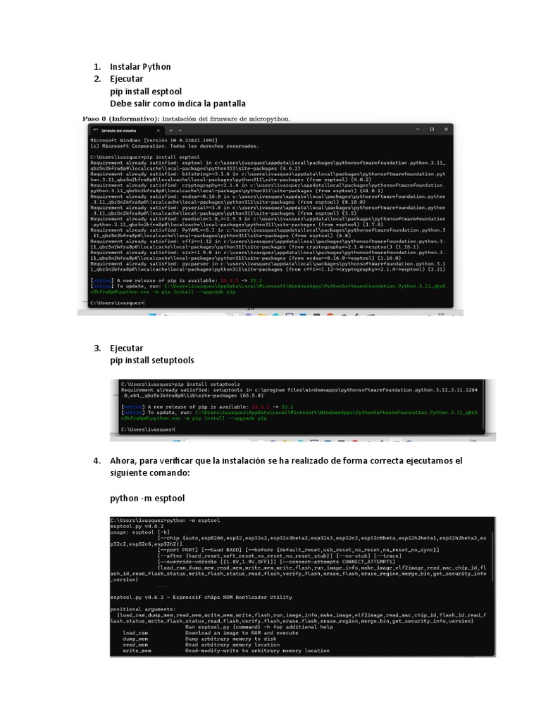 Instalar Python Esp32 | PDF Instalar Python Esp32 | PDF