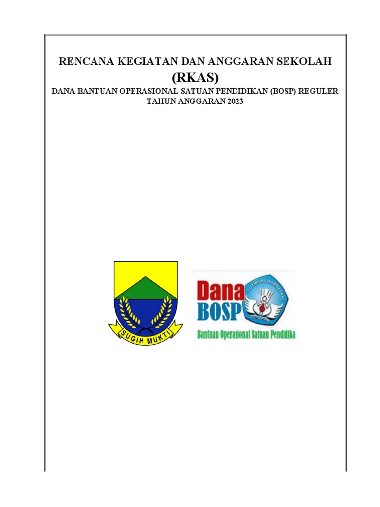 Form Pengesahan Rkas 2023 Baru PAMOYANAN | PDF | Pengelolaan Keuangan ...