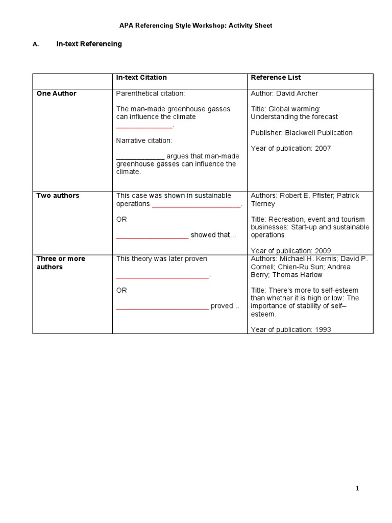APA_7th_Exercise_for_Student | PDF