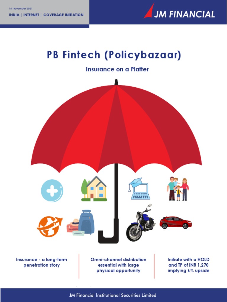 Jmfl-Policybazaar Ic 161121 | PDF | Insurance | Valuation (Finance)