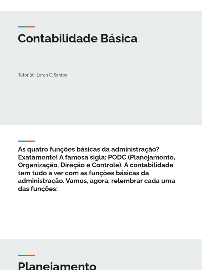Contabilidade Basica | PDF | Contabilidade | Capital próprio (finanças)