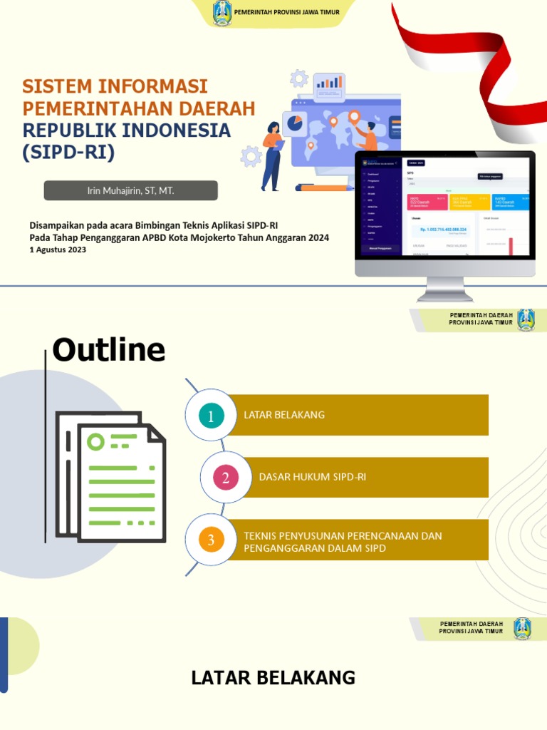 Bimbingan Teknis Sistem Informasi Pemerintahan Daerah RI (1 Agustus ...