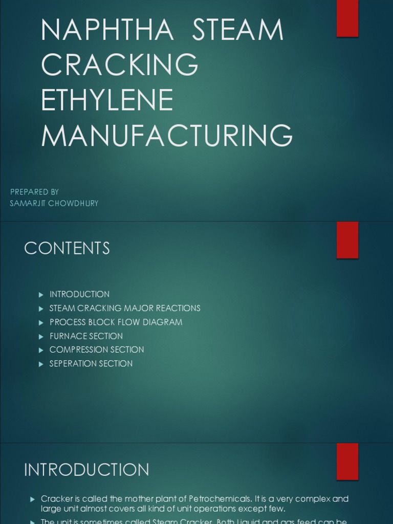 Thermal Cracking Of Naphtha Pdf Cracking Chemistry Physical