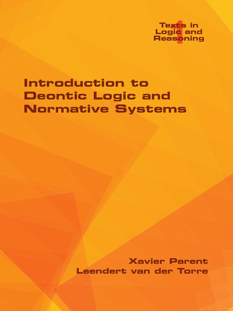 Introduction To Deontic Logic and Normative Systems | PDF | Modal Logic | Theorem