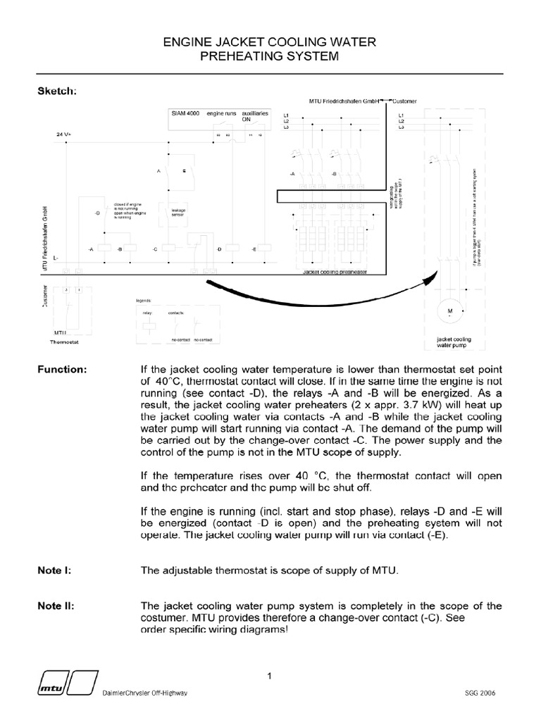Preheating System - J.W. Cooling System | PDF
