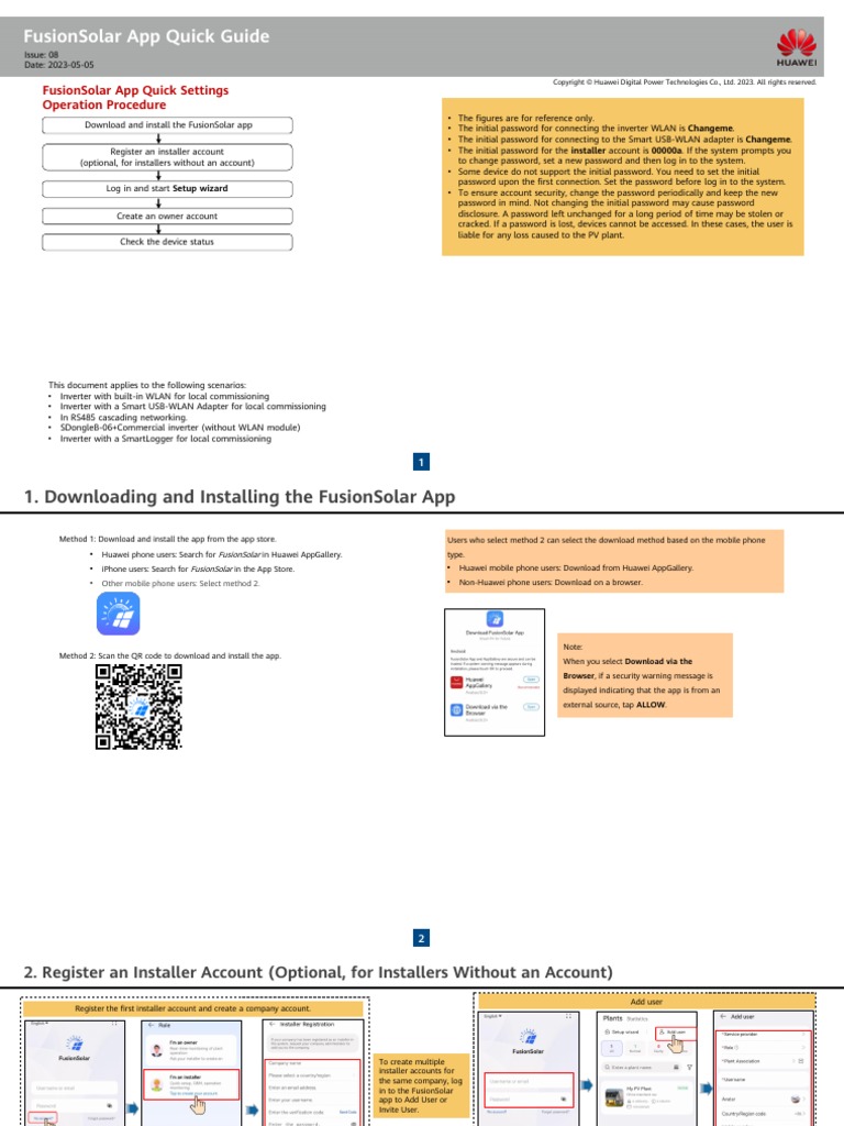 Fusion Solar | PDF | Mobile App | Qr Code
