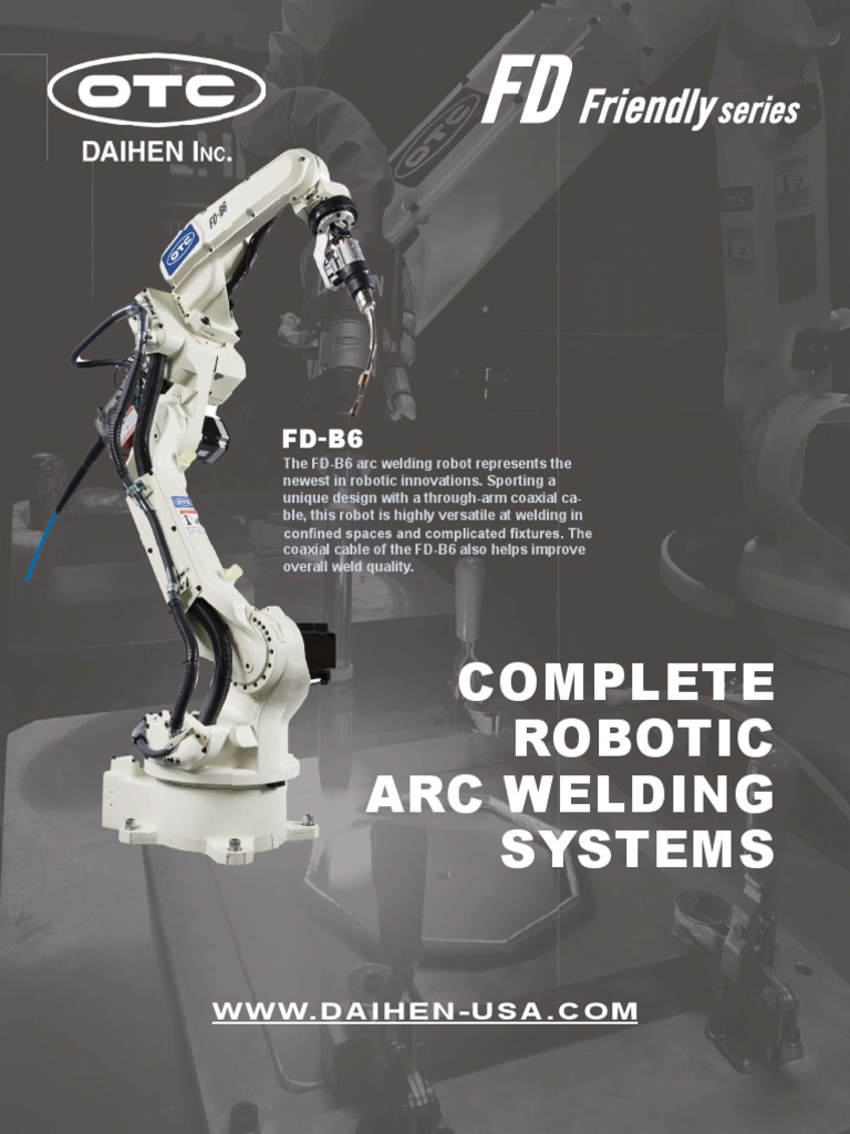 High-Quality OTC FD-B6 Welding Robot | PDF | Welding | Construction