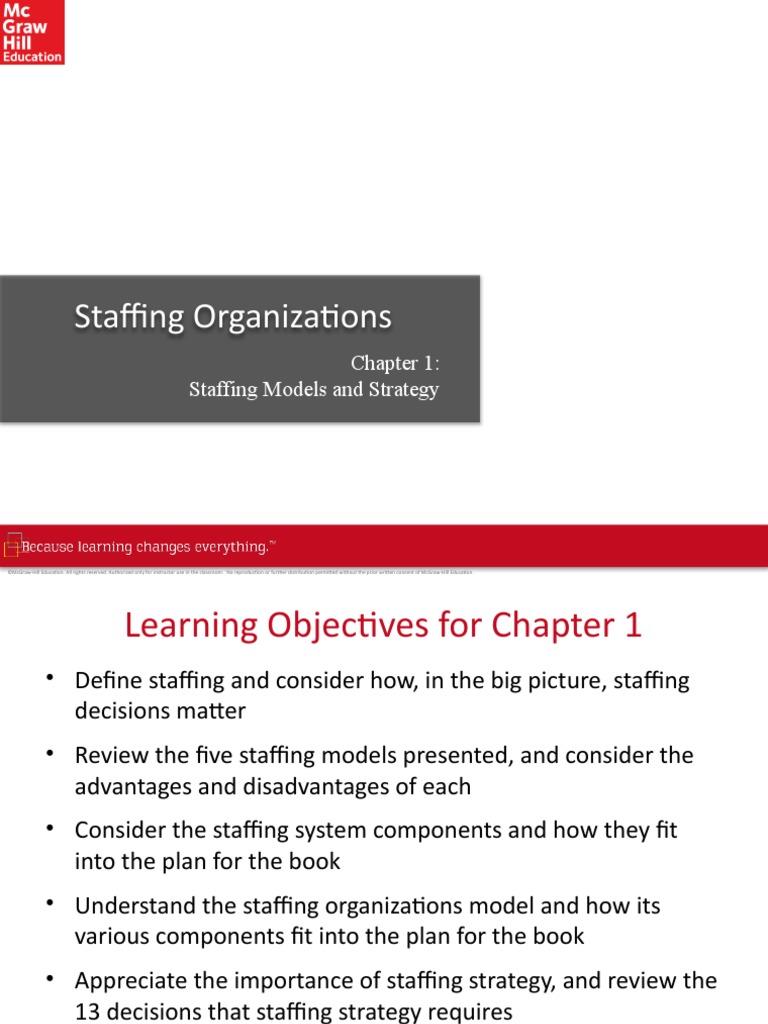 Staffing Models and Strategy | PDF | Human Resources | Employee Retention