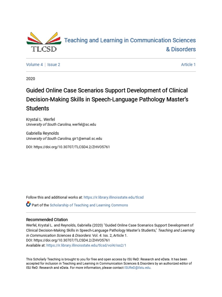 Online Guided Case Scenarios | PDF | Learning | Information