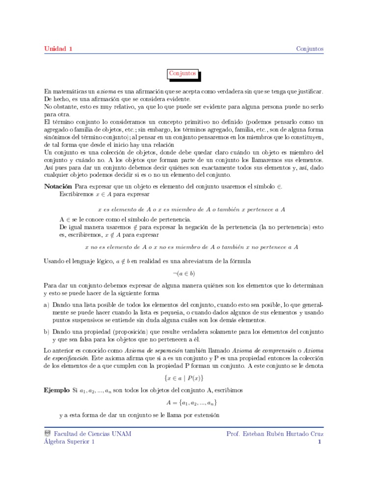 Algebra_superior_conjuntos | PDF | Conjunto (Matemáticas) | Conceptos ...
