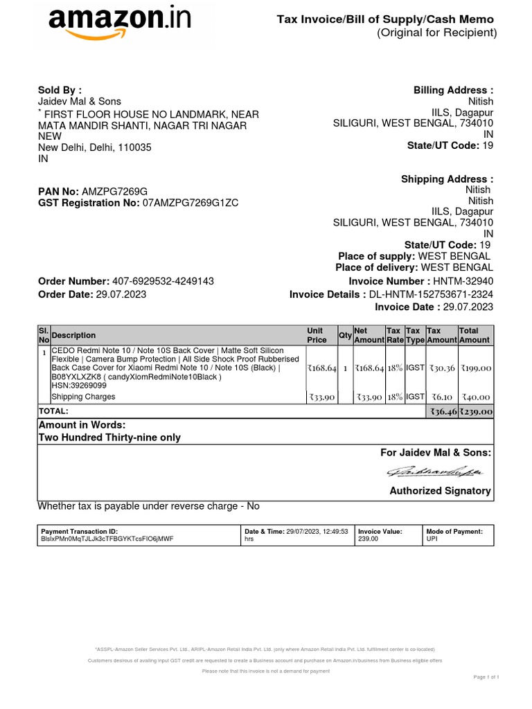 Invoice | PDF | Invoice | Government Finances