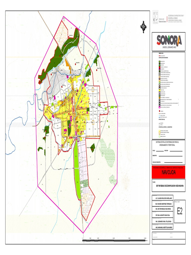 Plan Urbano Navojoa 1:40,000 | PDF