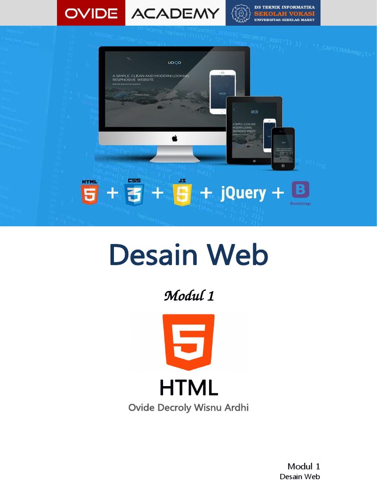 01 - MODUL - DESWEB - HTML v.02 | PDF