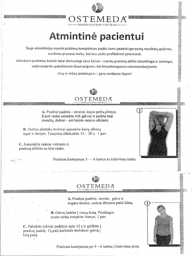 Tempimo Pratimai Ostemeda | PDF