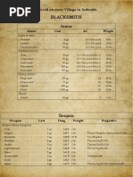 5E Town & Tavern Commodities | PDF | Drink | Alcoholic Beverages