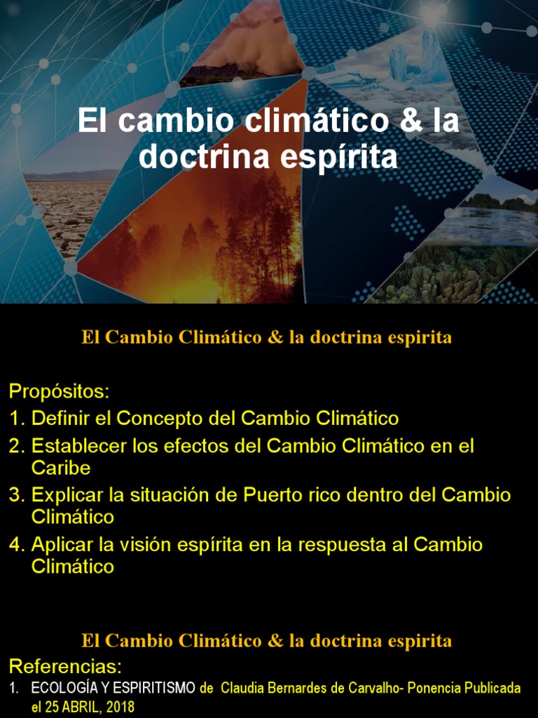 El Cambio Climático y La Doctrina Espírita | PDF | Gases de efecto ...