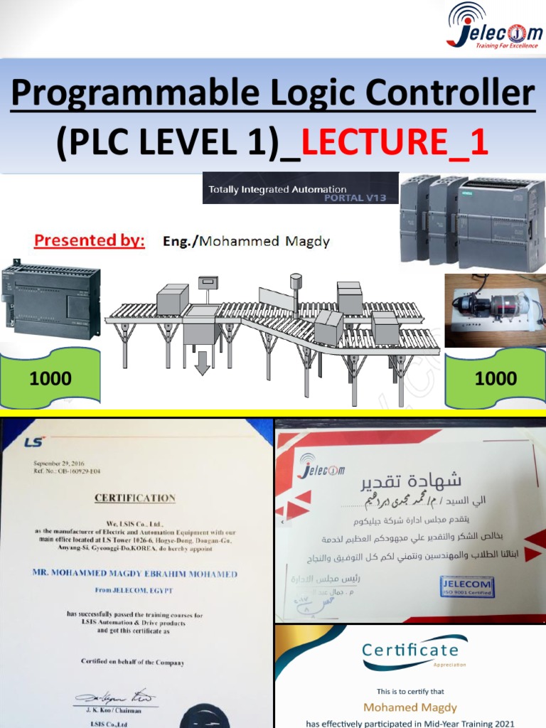plc level1_LECTURE_1 | PDF