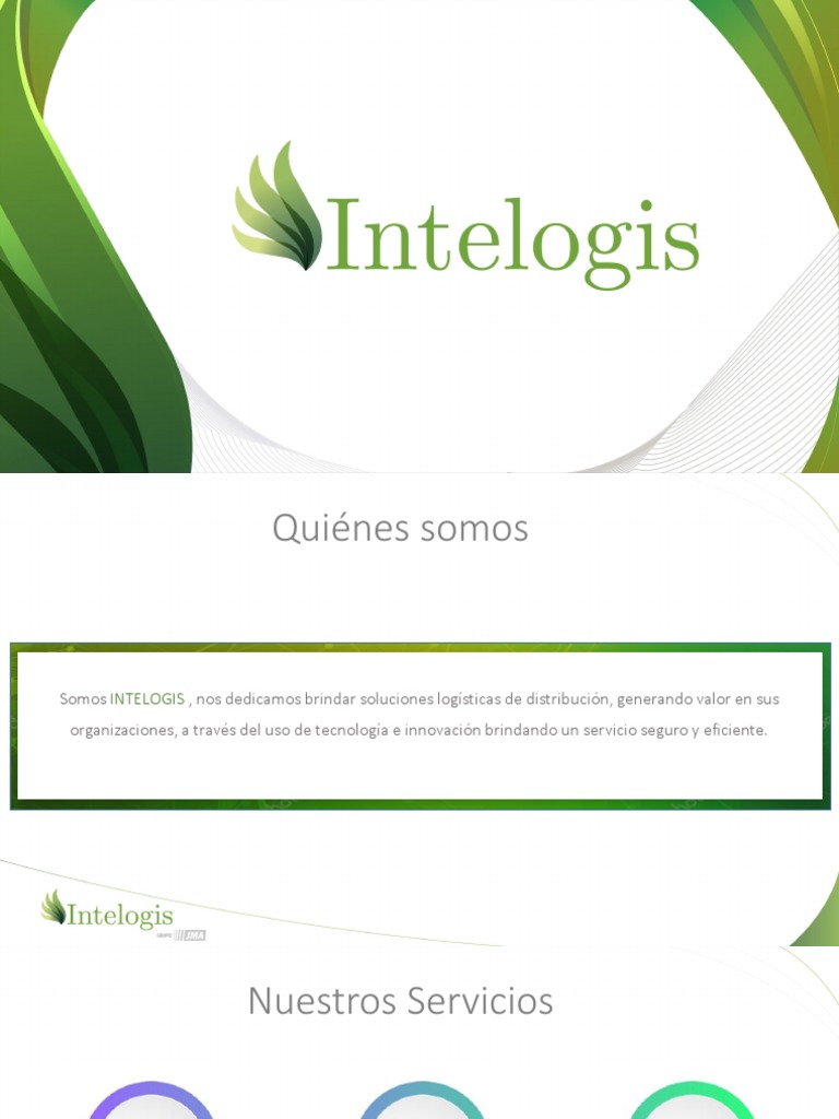 Intelogis - PPT Comercial | PDF | Negocios | Informática