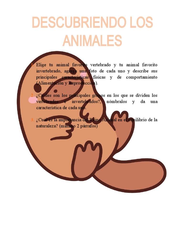 Descubriendo Los Animales | PDF | Ciencia y matemáticas