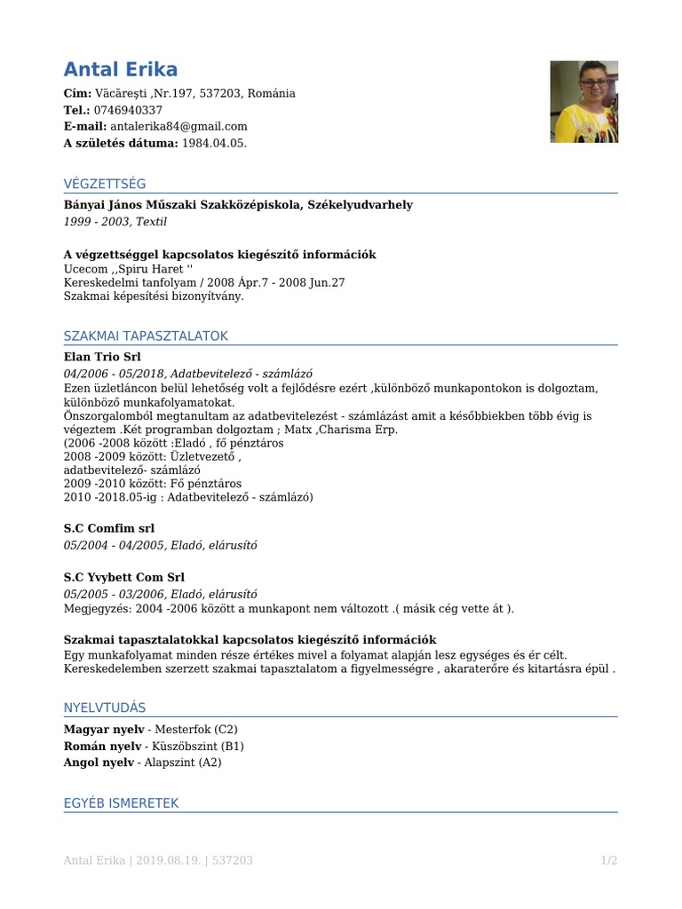 Workaniahu Cv 3093088 Hu (3) | PDF