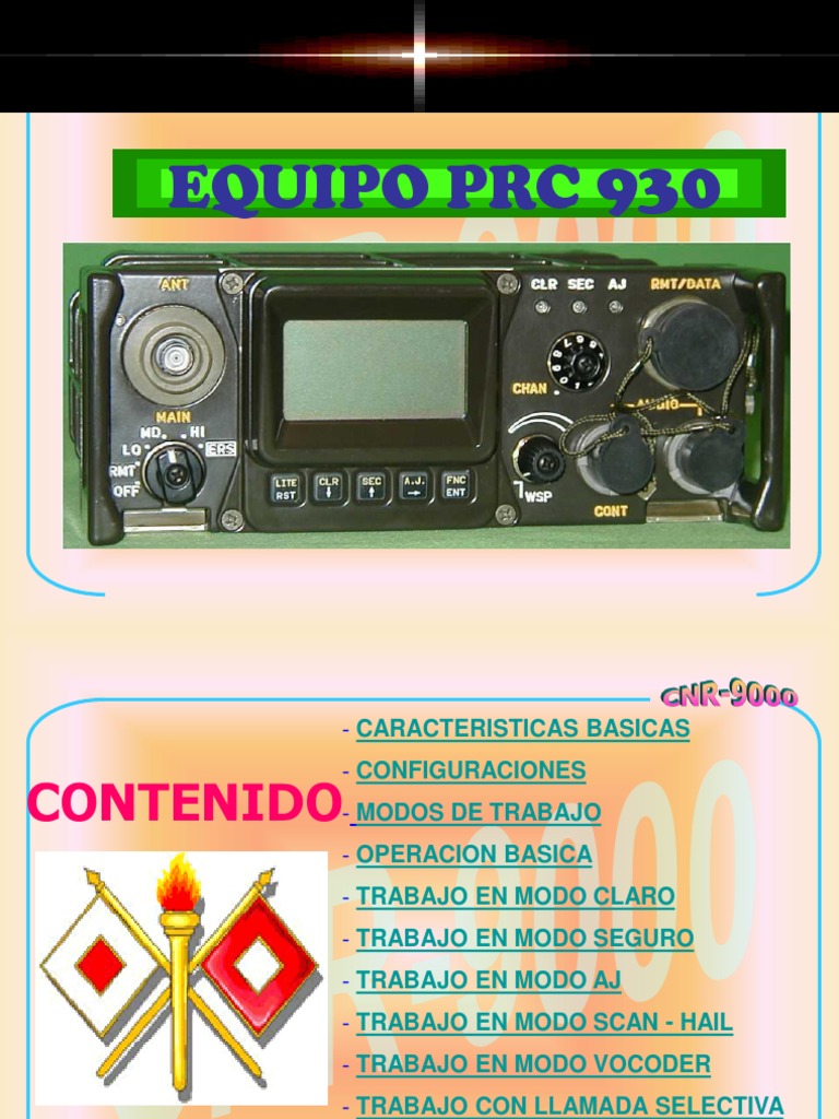 Operacion Equipo PRC 930 | PDF