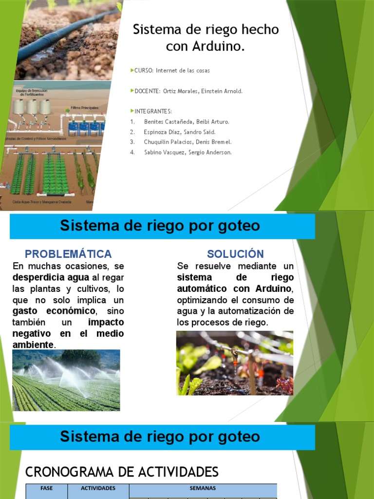 Sistema de Riego Hecho Con Arduino | PDF