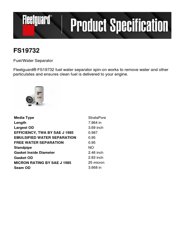 FS19732 Data Sheet | PDF