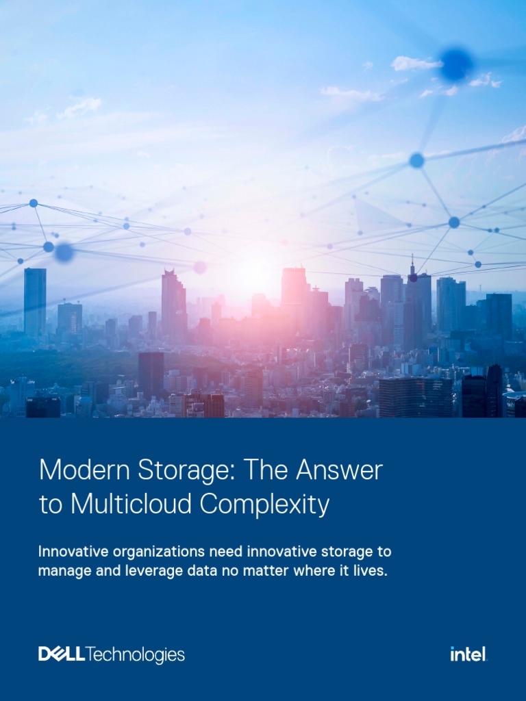 Modern Storage The Answer To Multicloud Complexity | PDF