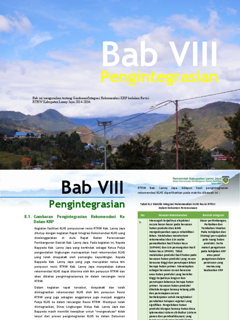Bab VIII Pengintegrasian | PDF