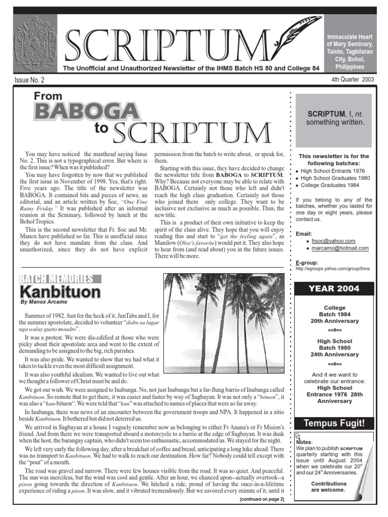 Scriptum 2ndissue | PDF