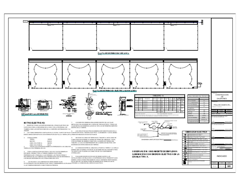 Plano Eléctrico para Granja en Guanacaste | PDF | Ingeniería | Ingeniería de Edificación
