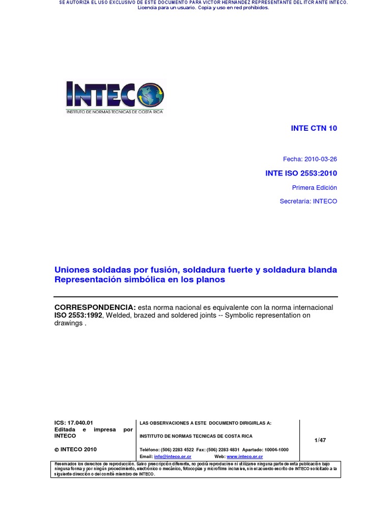 Inte Iso - 2553 2010 | PDF | Computadoras