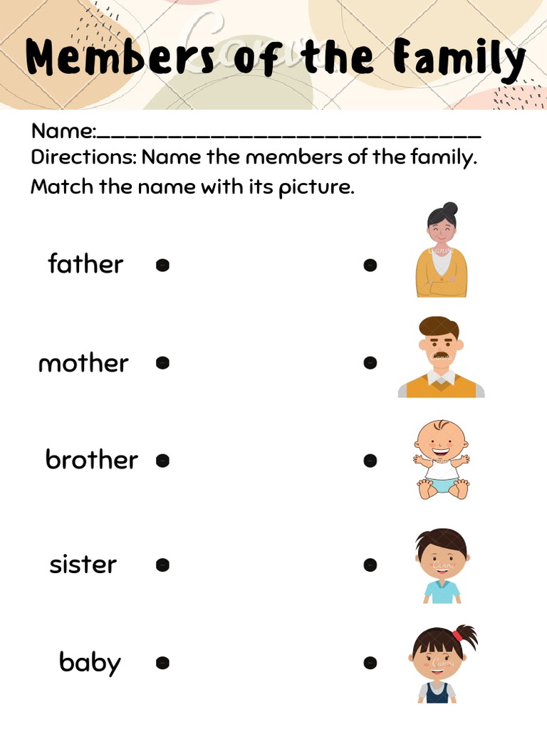 Learning About Members of The Family | PDF