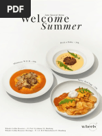 Wheels Coffee Roasters Menu Overview | PDF | Pasta | Steak