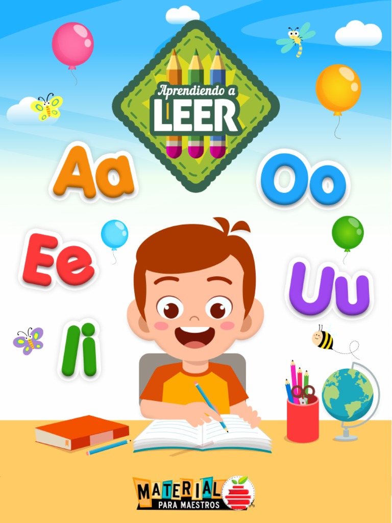 Aprendiendo A Leer 01 Las Vocales | PDF | Artes del Lenguaje y Comunicación