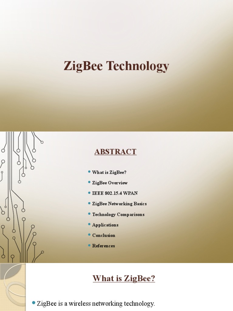 ZigBee Technology | PDF