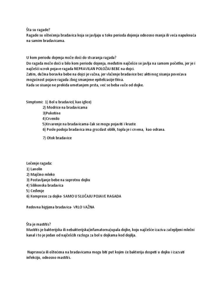 Ragade I Mastitis | PDF