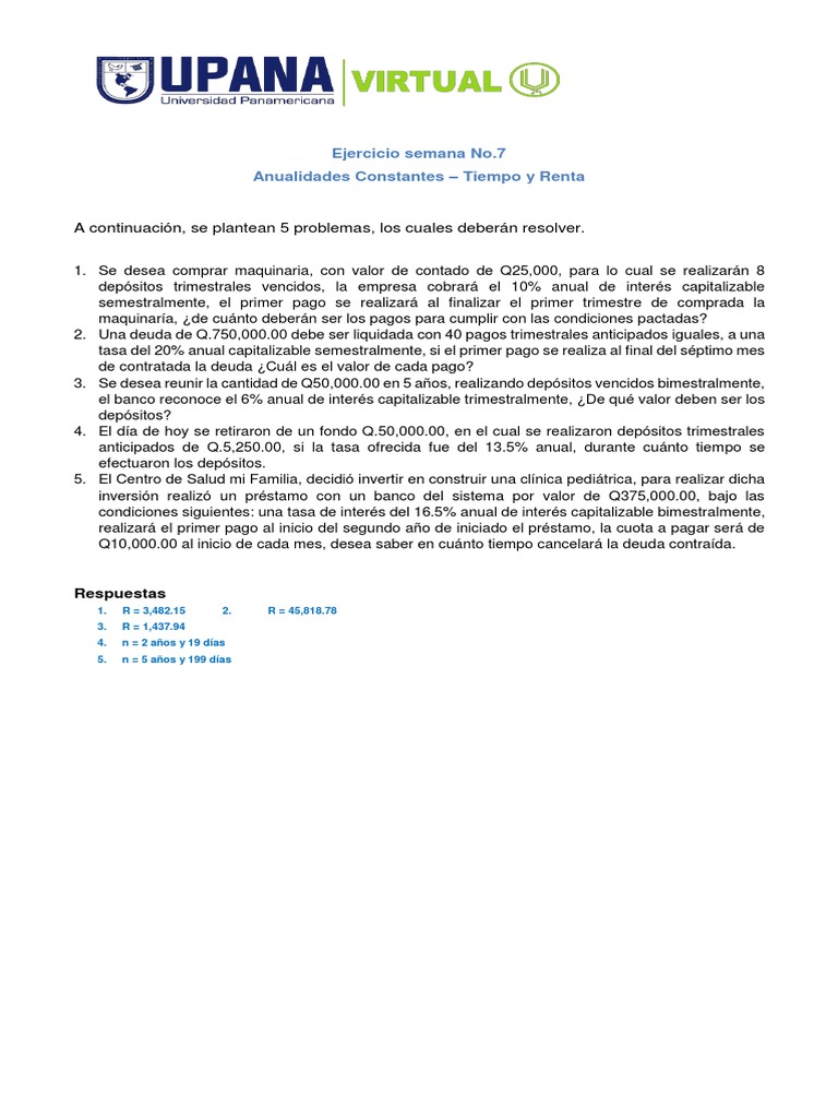 Ejercicio Sem 7 | PDF