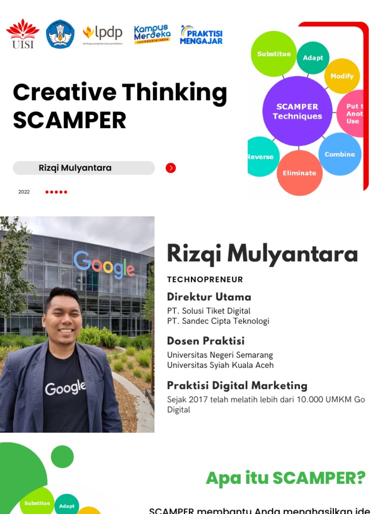 Uisi Scamper | PDF | Bisnis | Pengembangan Diri