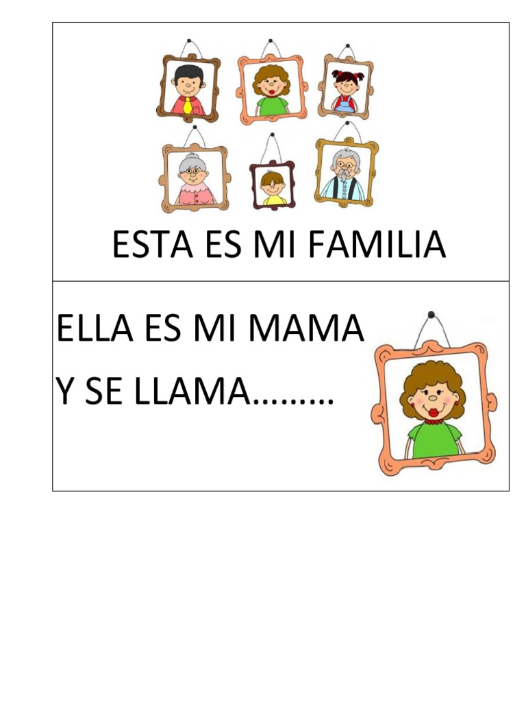 Pictogramas Esta Es Mi Familia PDF | PDF